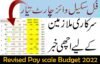 Revised Pay Scale 2022 - Pay Scale Chart in Pakistan » Government Jobs